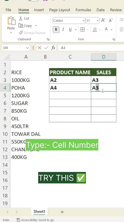 Useful Advance Excel Tip 🔥😉#excel #exceltips #advanceexcel #exceltipsandtricks #exceltricks ...