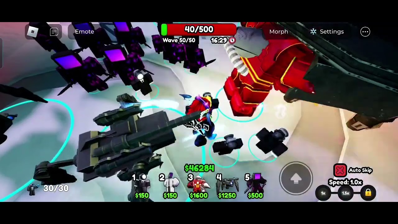 beating the new moon map in skibi tower defense (rolled ASTRO lol ...