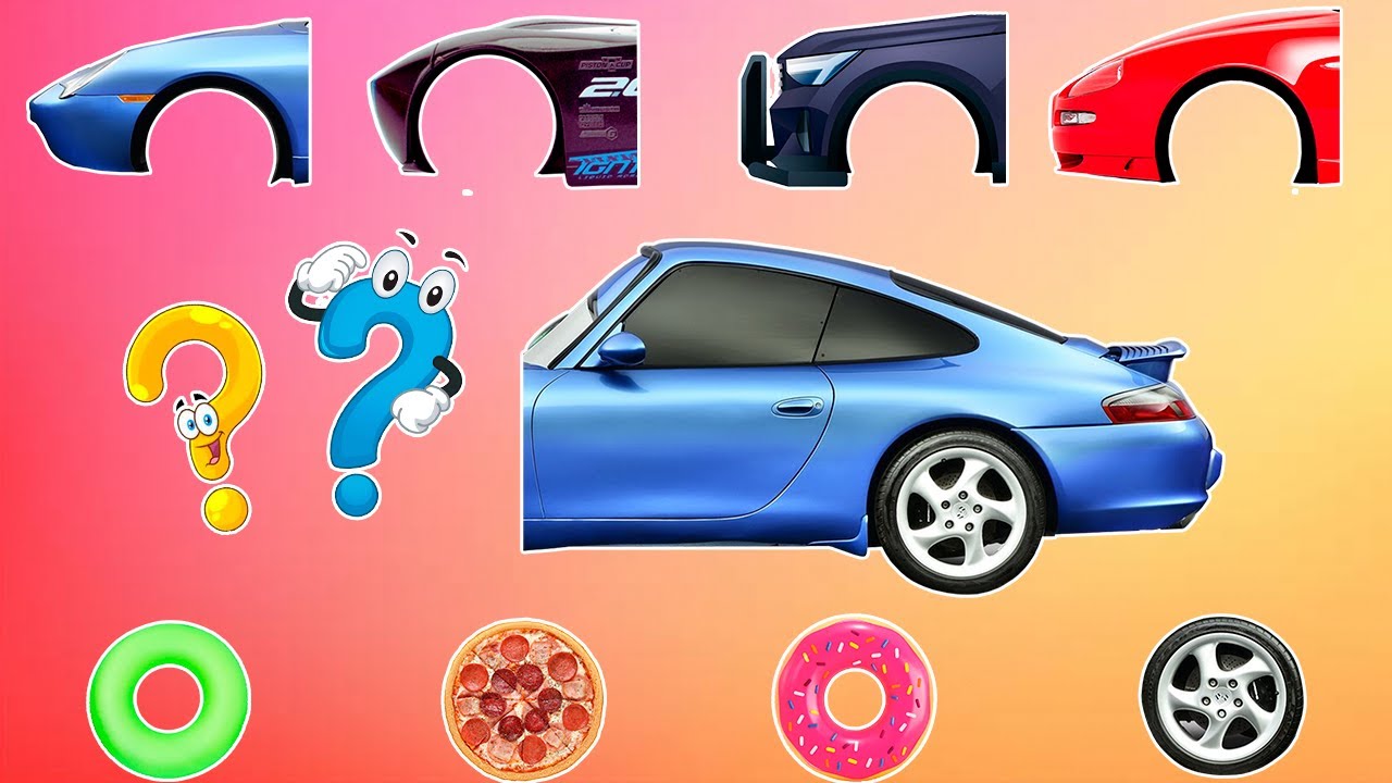 CORRECTLY GUESS THE HEAD AND WHEELS OF THE SALLY CARRERA🧩Sally Carrera🚗 ...
