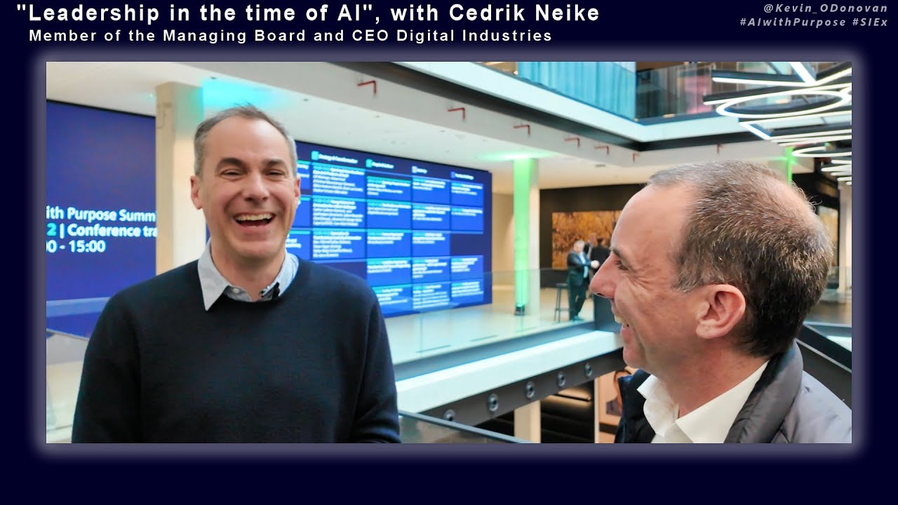 "Leadership in the age of AI" ... with Cedrik Neike, @Siemens - YouTube
