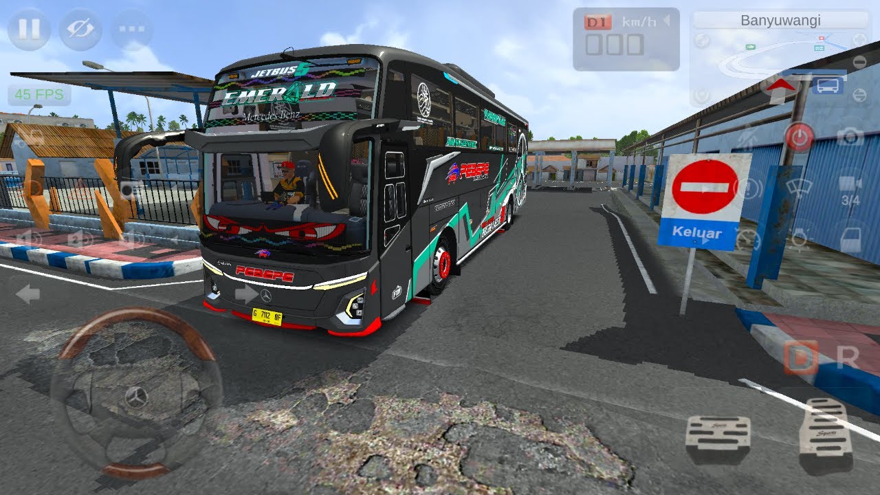 Bus Pebepe Emerald JetBus5 Menyebrangi Laut Jawa - bus simulator ...