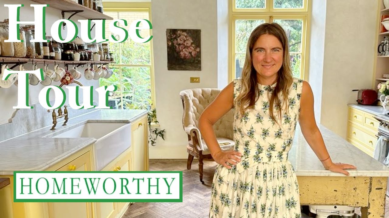 HOUSE TOUR | The Enchanting London Townhouse of Cook Book Author Skye McAlpine - YouTube