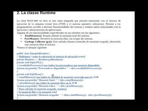 Gestión de procesos en java - YouTube