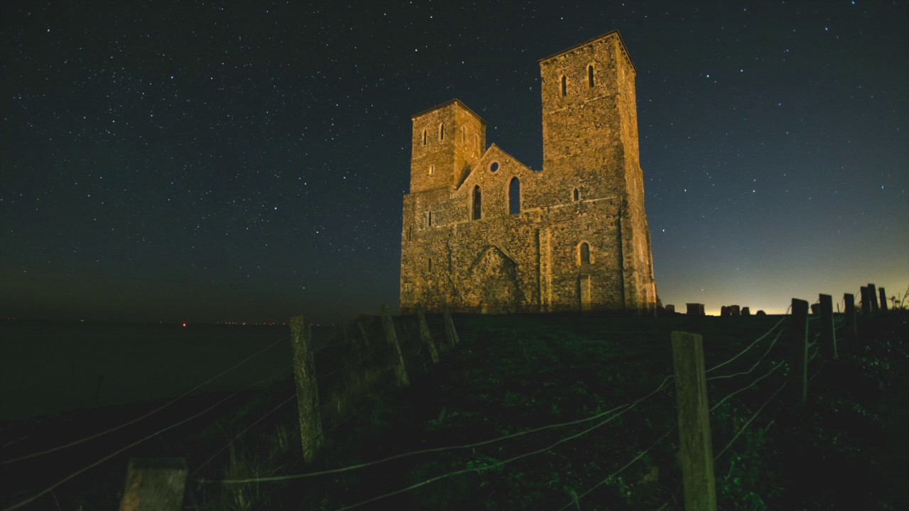 Reculver Towers Time Lapse - YouTube