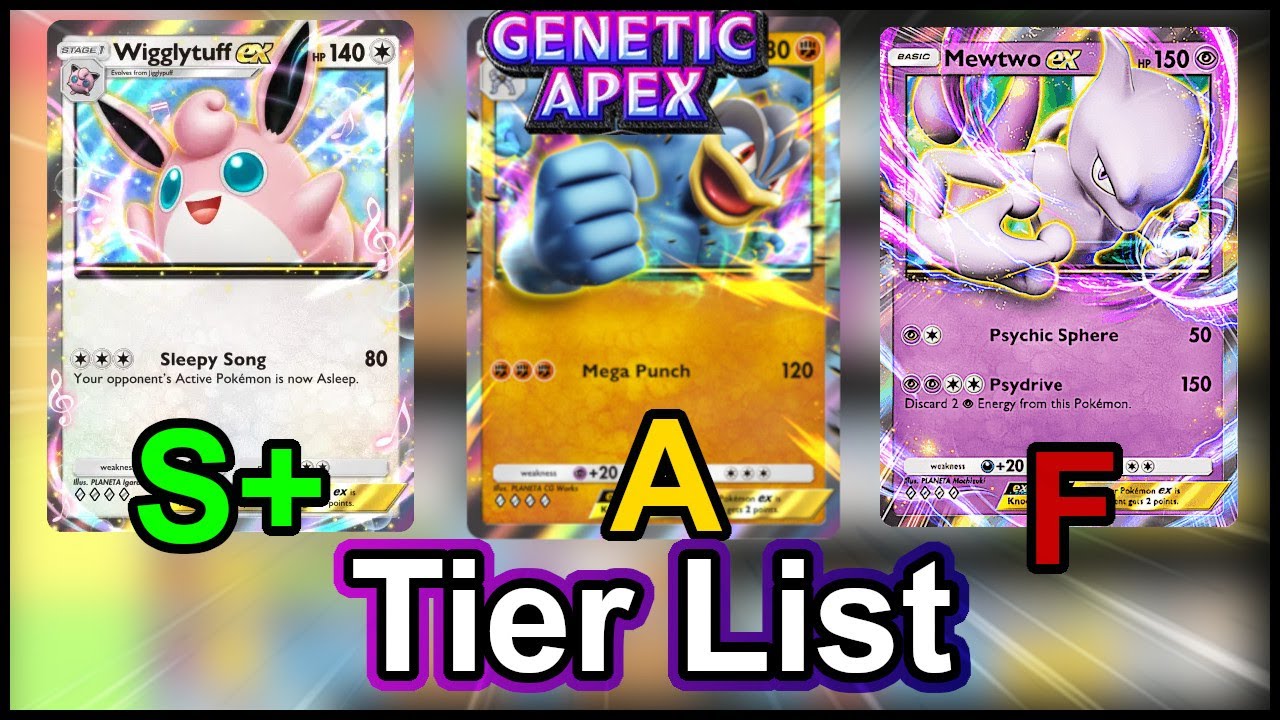 I RANKED EVERY CARD IN GENETIC APEX!? | Pokémon TCG Pocket Tier list ...