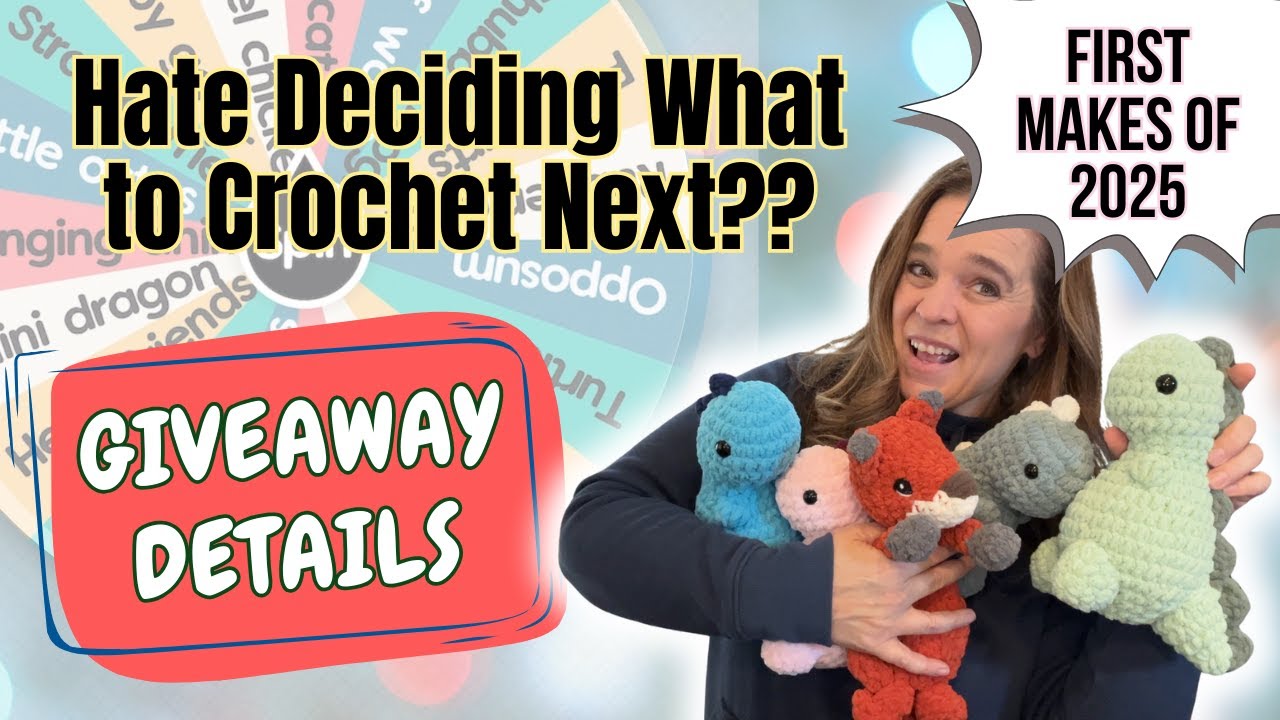 5K Giveaway: Road to 25K | Can't Decide What to Crochet? Spinning Wheel ...