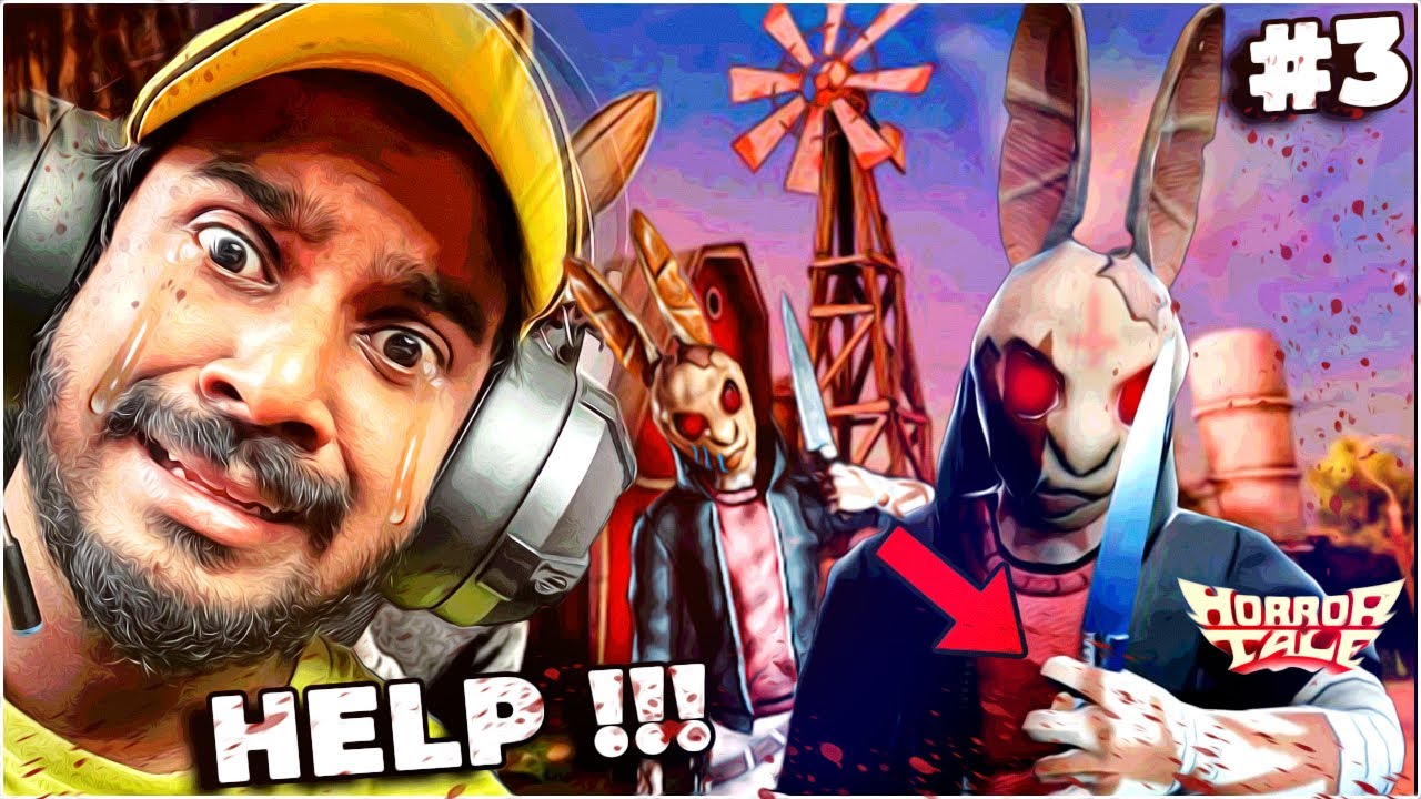 THE 🐰 RABBIT KILLER 🔪 IS BACK...HORROR TALES |PART 3 😱😰 #horrorgaming # ...