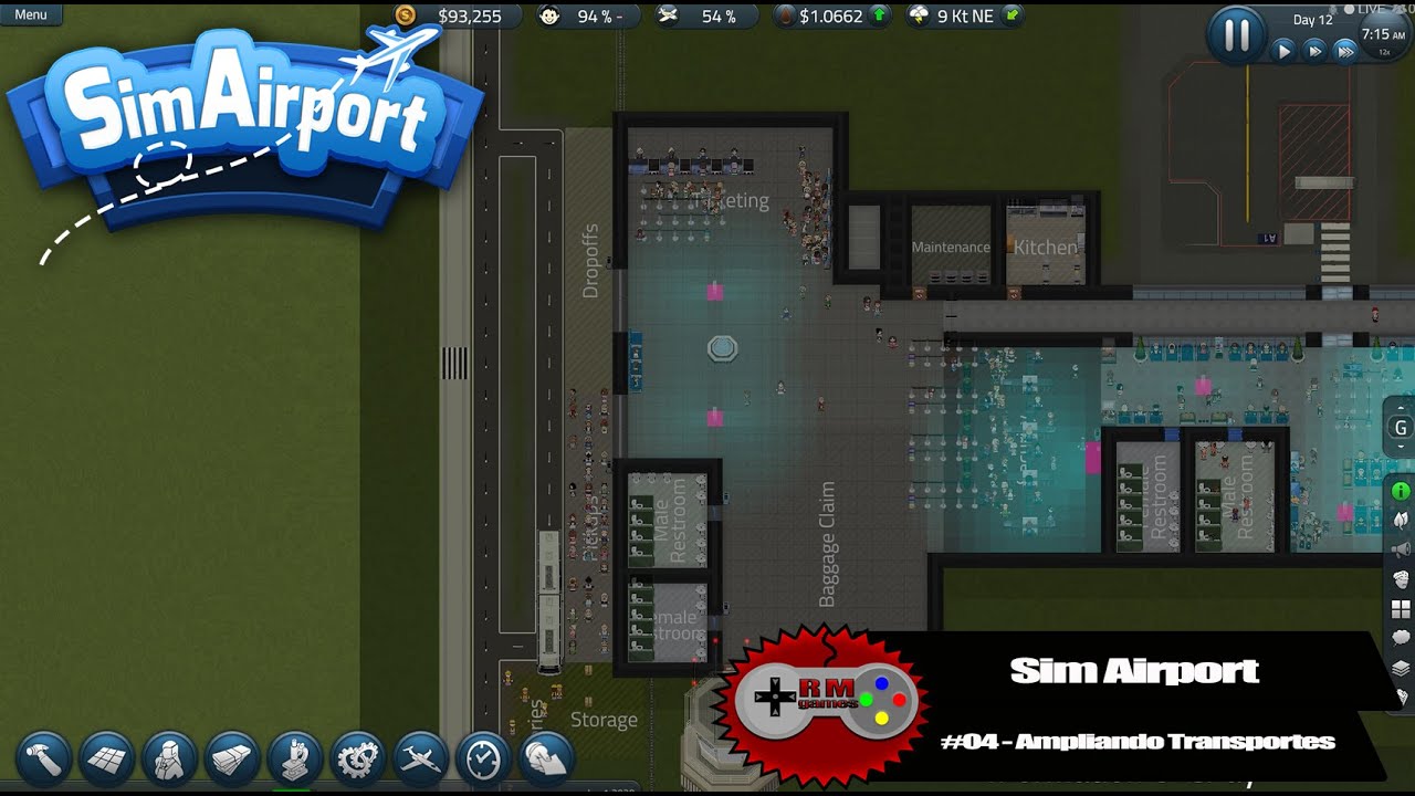 Sim Airport #04 - Ampliando Transportes - YouTube