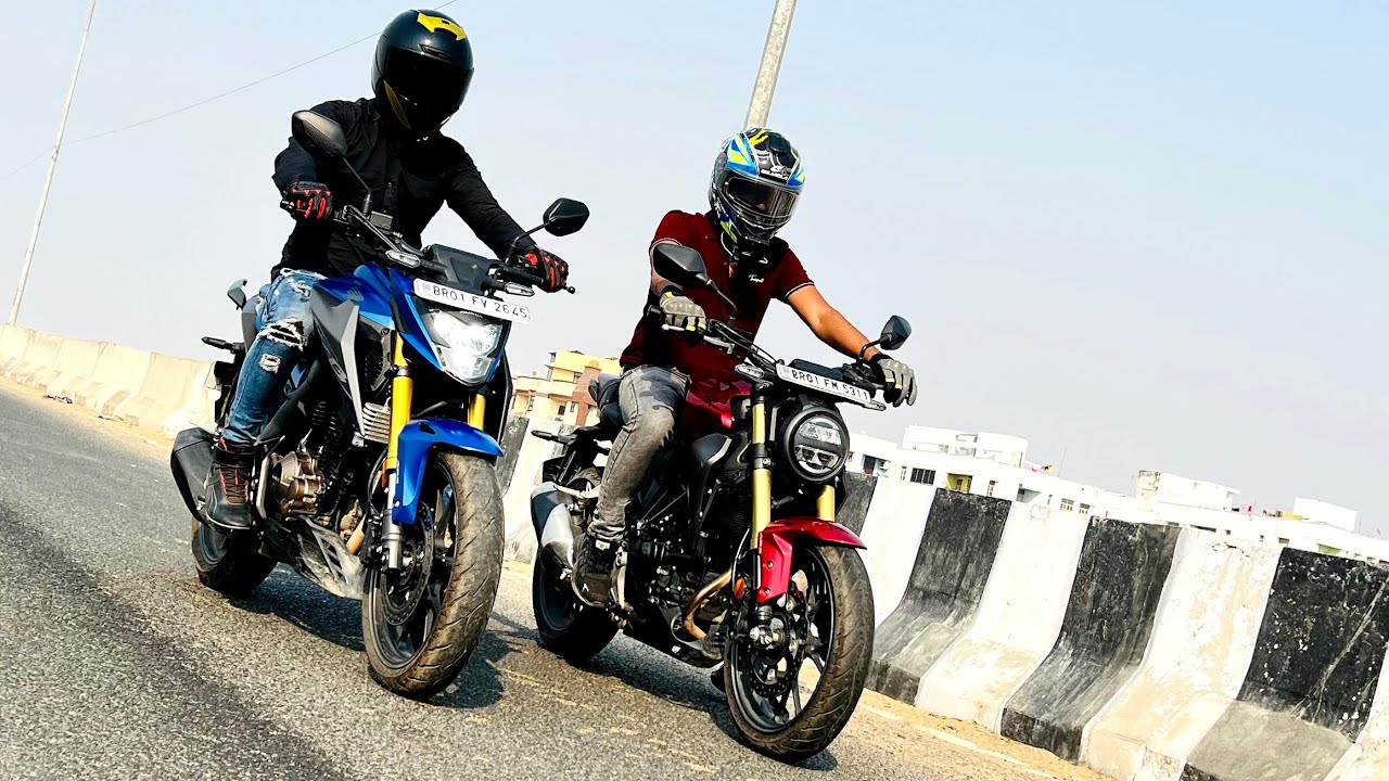 Honda CB 300F Vs CB 300R Race | Top End - YouTube