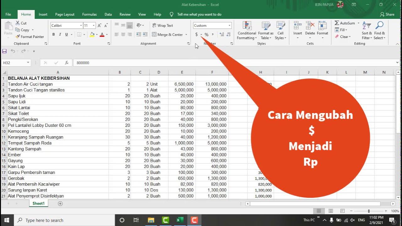 Cara Mengubah Dollar Ke Rupiah Rp Di Exel YouTube cara-mengubah-dollar-ke-rupiah-rp-di-exel-youtube