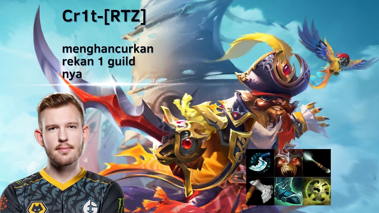 Cr1t-[RTZ] dota 2 live match | heroes pangolier offliner - YouTube