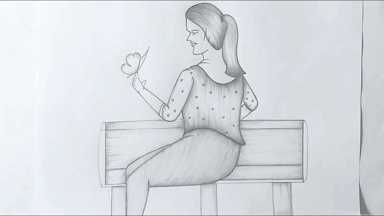 How to draw beautiful girl side face drawing|drawing Side face|art ...