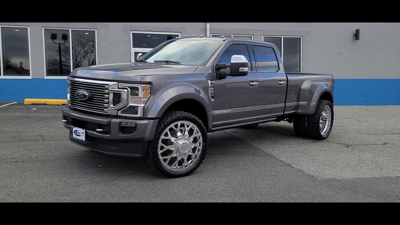 RIM SOURCE MOTORSPORTS 2021 F450 Dually on 26" Forgiato Wheels with ...