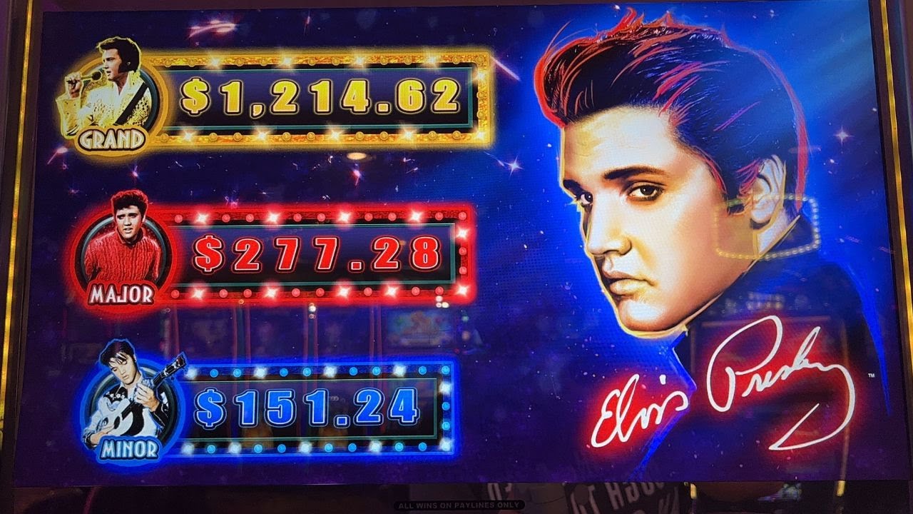Experience The King's Luck: Elvis Slot Machine In Downtown Las Vegas ...