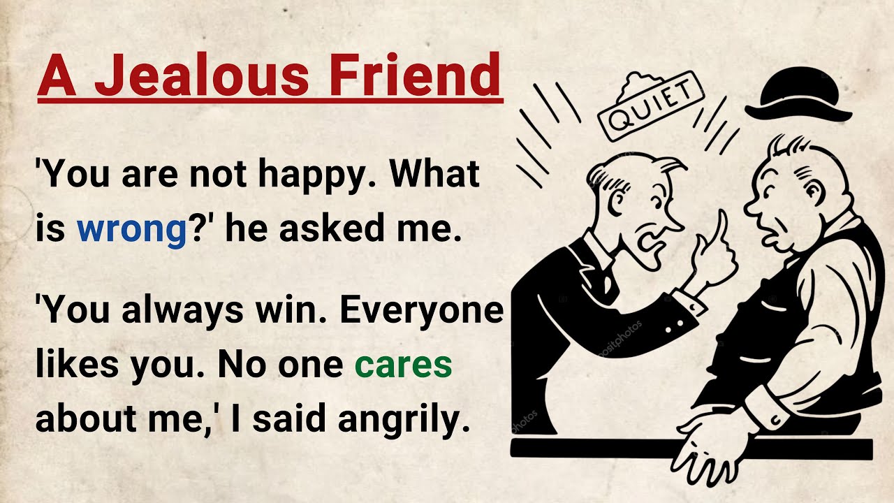 Learn English through Stories Level 3 ⭐ A Jealous Friend - Improve your ...