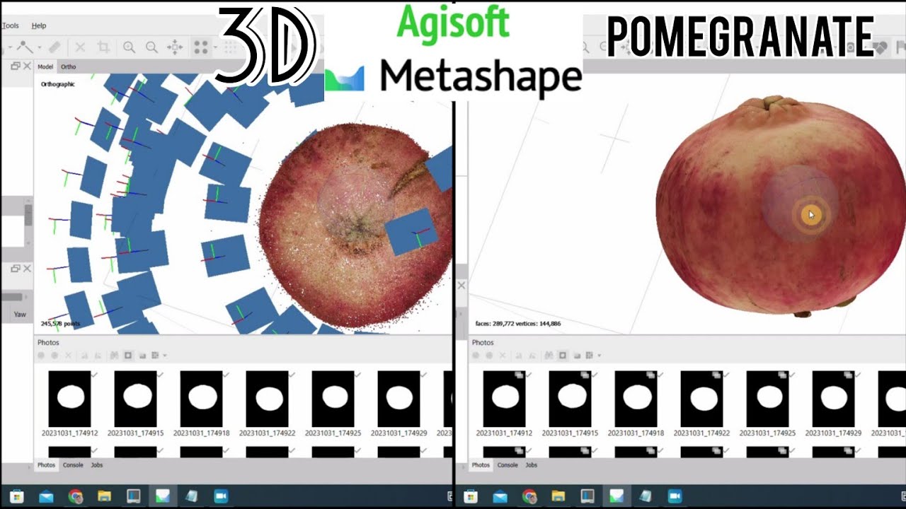 3D HUGE POMEGRANATE | AGISOFT METASHAPE - YouTube
