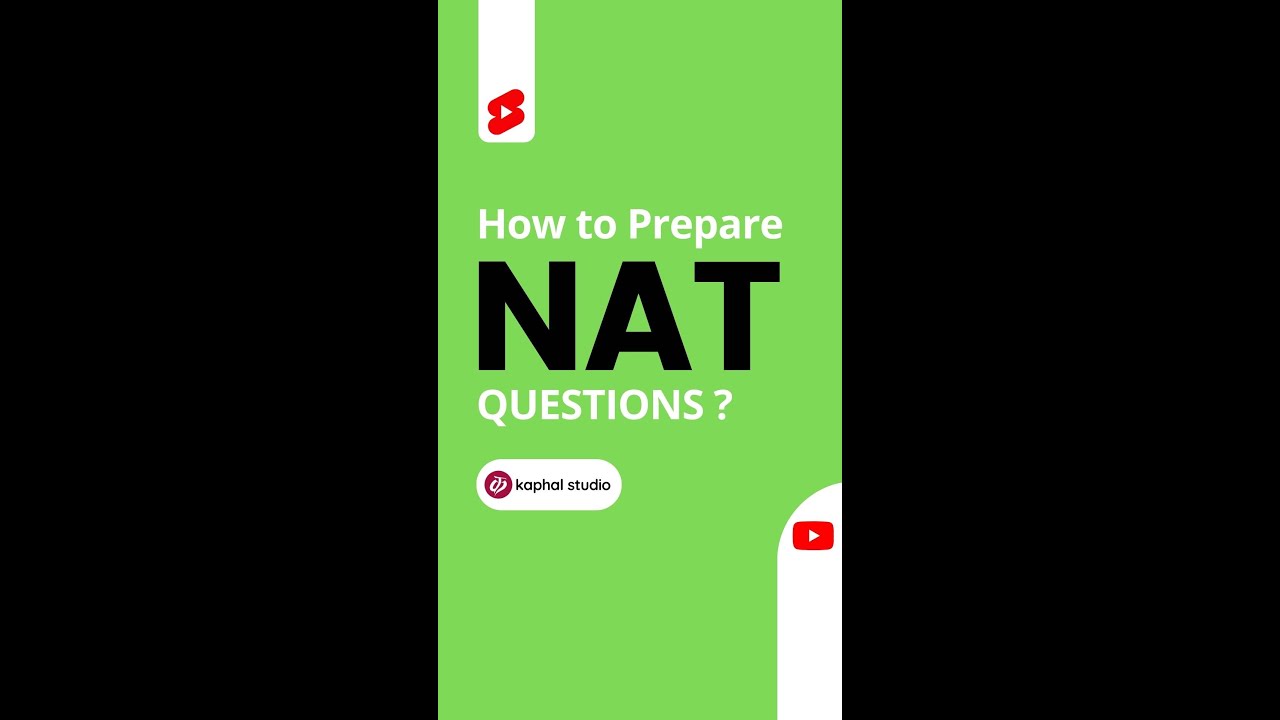 How to prepare for NAT Questions in the last one month? #short - YouTube