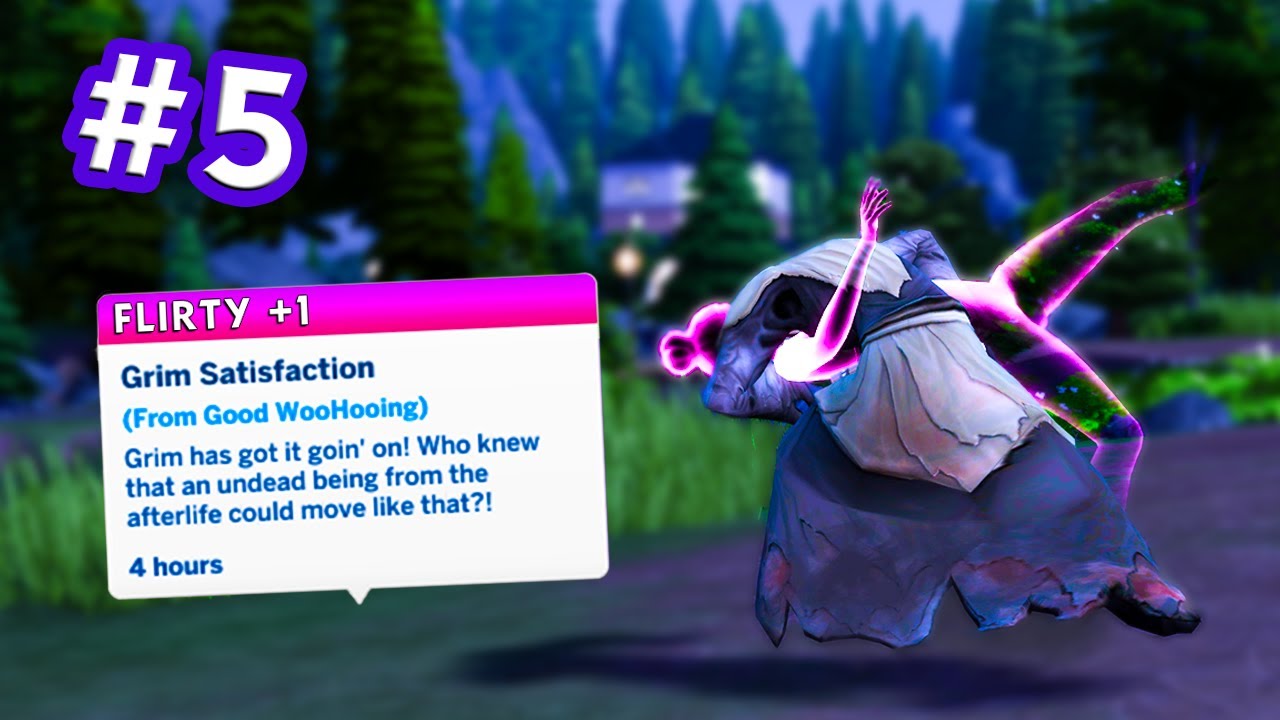 Woohooing with the Grim Reaper! (Sims 4 Grim Reaper Series EP 5) - YouTube