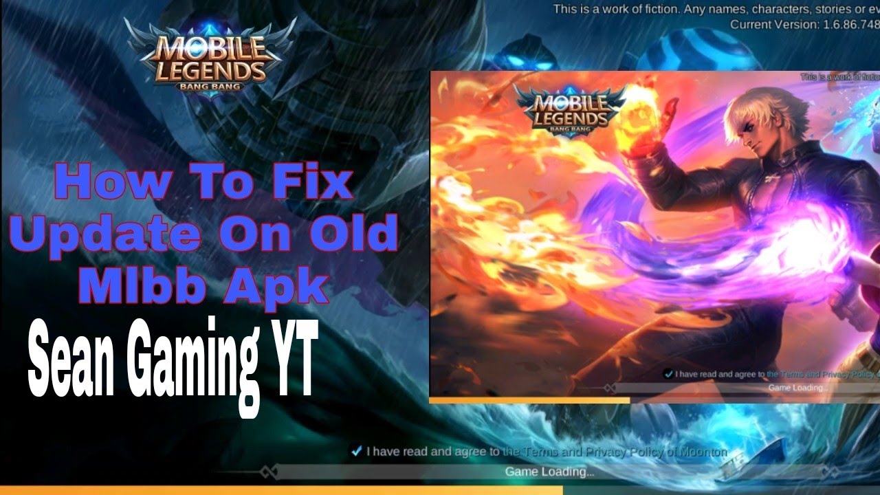 How to fix update on old Mlbb Apk - YouTube