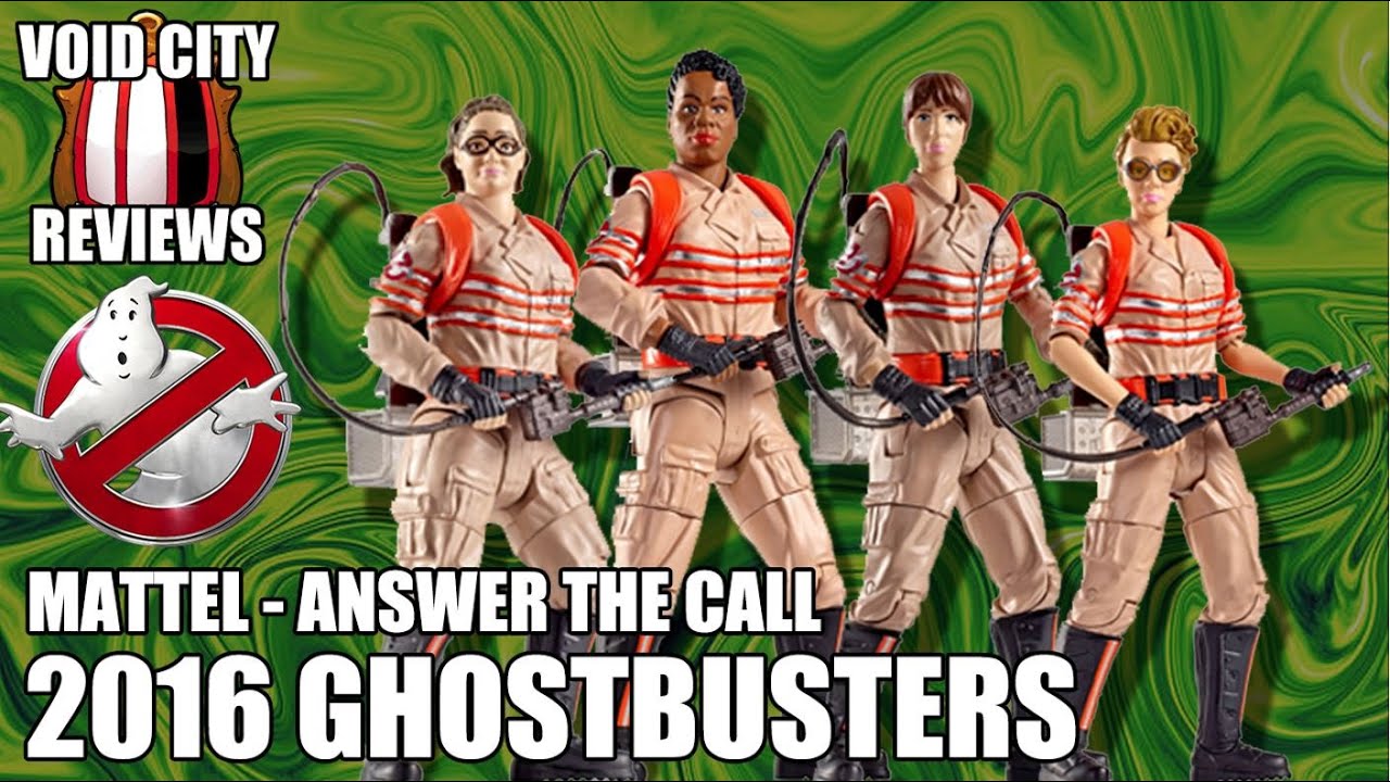 TOY REVIEW: Mattel 2016 Ghostbusters Action Figures - YouTube