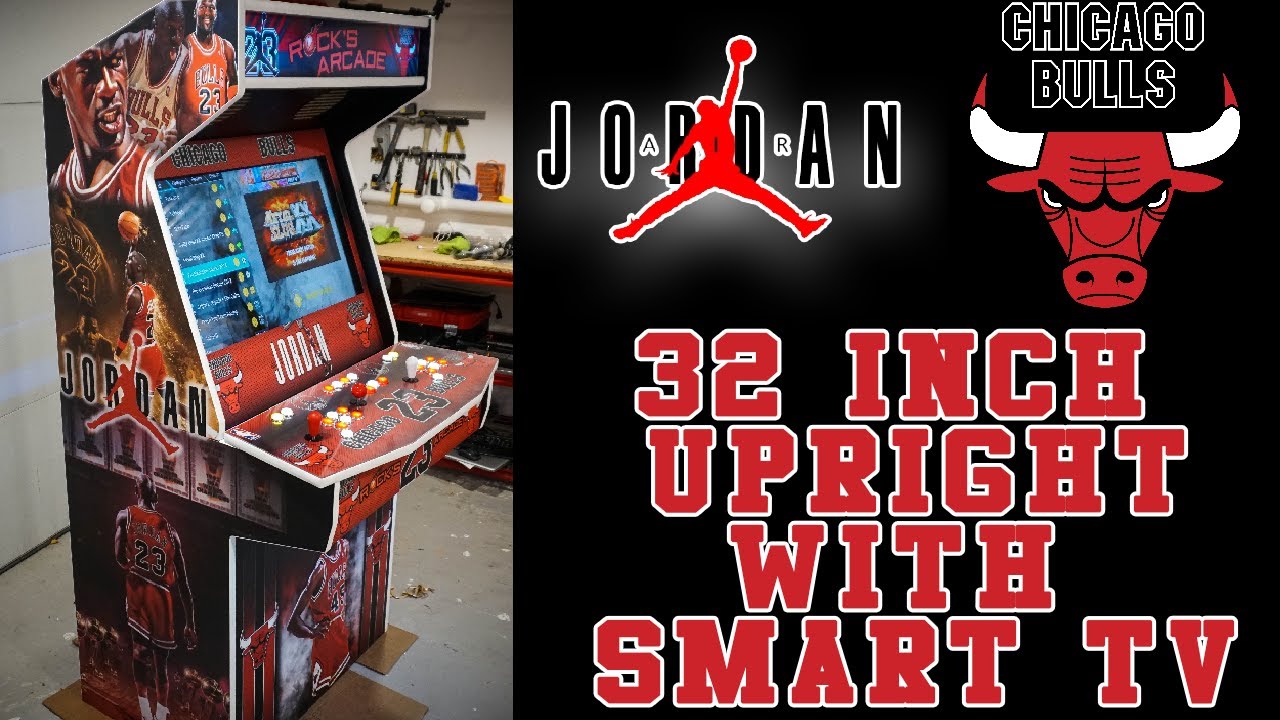 Michael Jordan / Chicago Bulls Themed Arcade Cab with Smart TV - YouTube