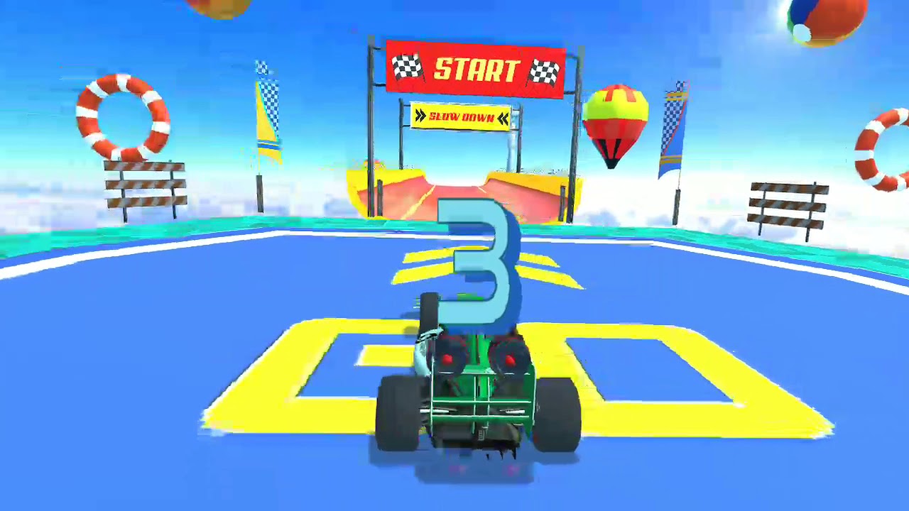 Car stand game - YouTube