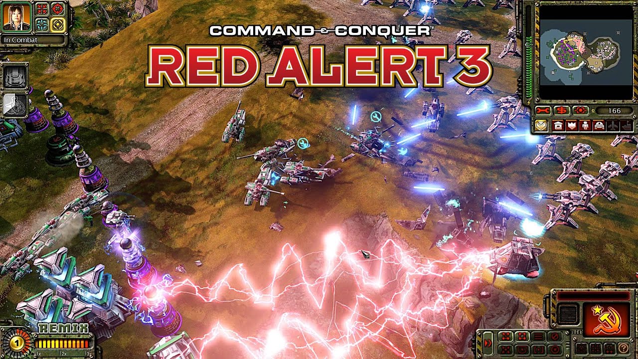 Red Alert 3 Remix MOD Soviet in Crazy PVE MAP Normal MODE| Endless Defender-VX Approaching ...