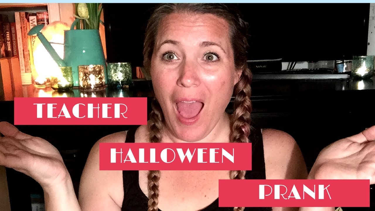 TEACHER PRANKS STUDENTS WITH HALLOWEEN HOMEWORK - YouTube