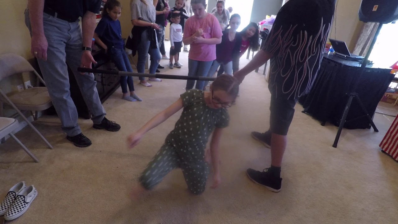 Bending Low With Limbo Birthday Party - YouTube