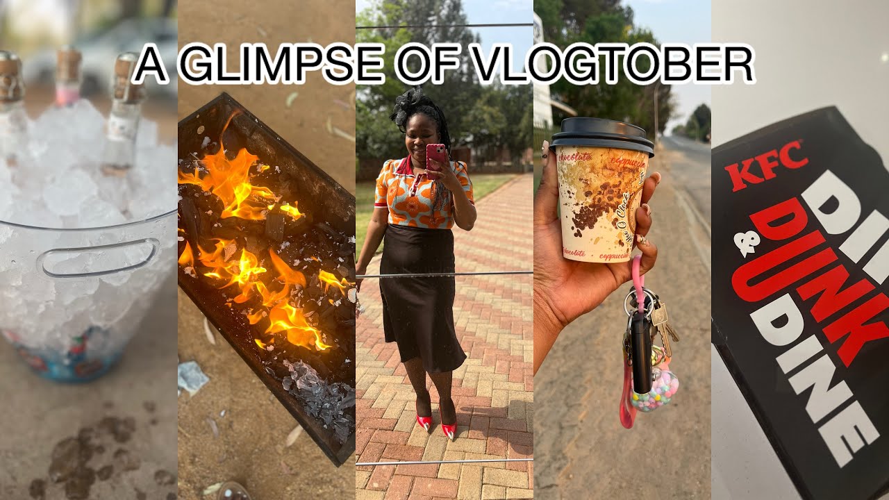 A glimpse of VlogTober| Braai at Wentzel Dam| Morning Walk| Trying KFC ...