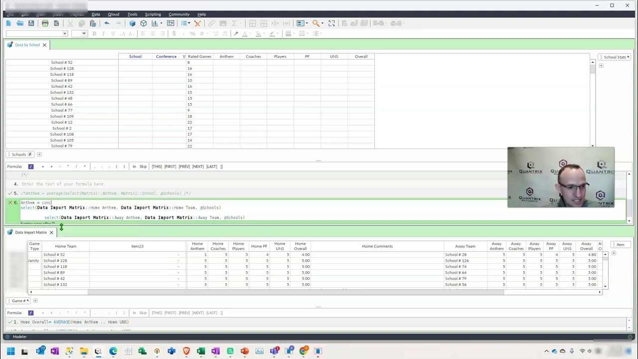 Learn Quantrix Modeler: Concatlist Function - Aggregate Across Multiple Lists 0333 - YouTube