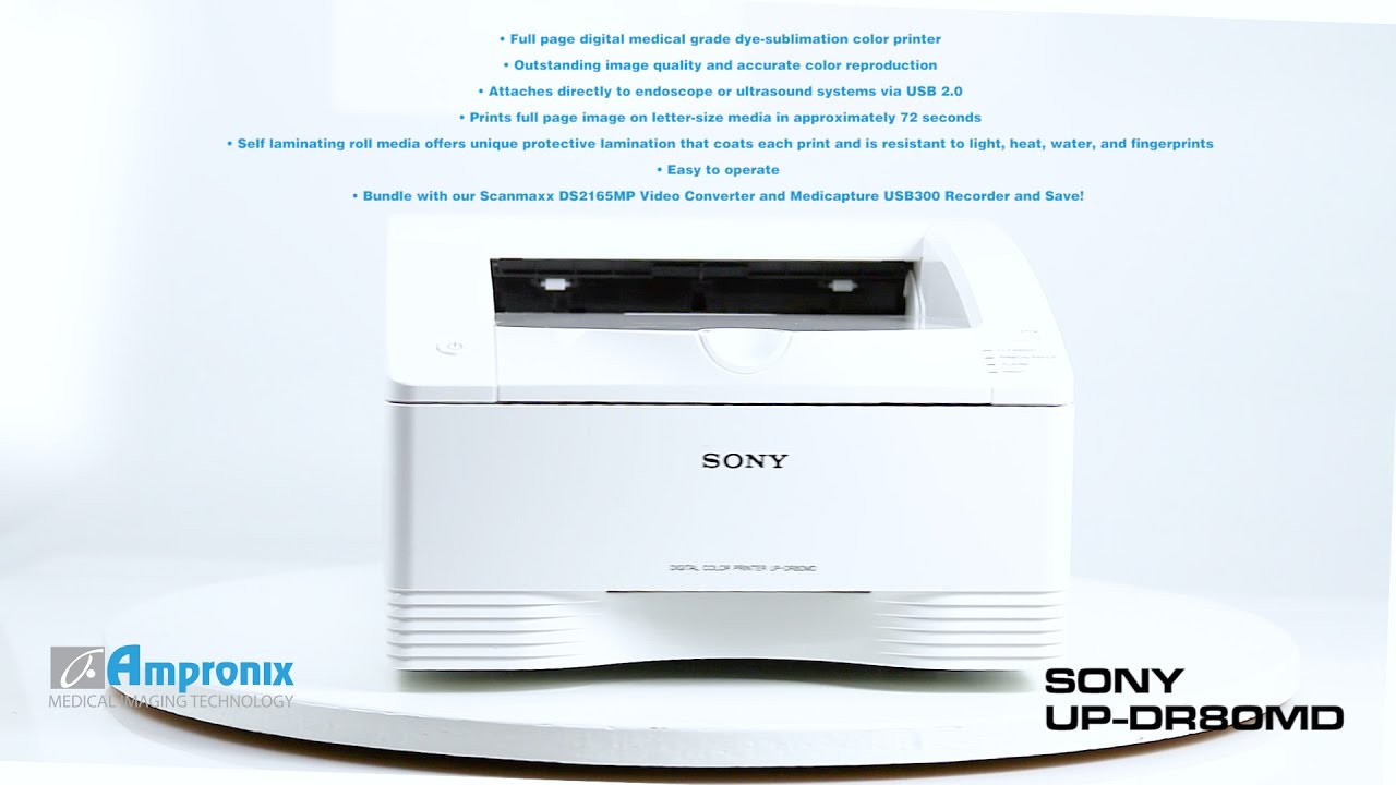 Sony UP-DR80MD (UPDR80MD) Digital Video Printer Sales | Service ...