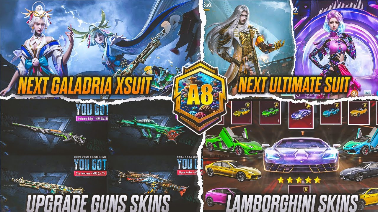 New Galadria Ultimate XSuit BGMI | Next Ultimate Set | Lamborghini Back ...