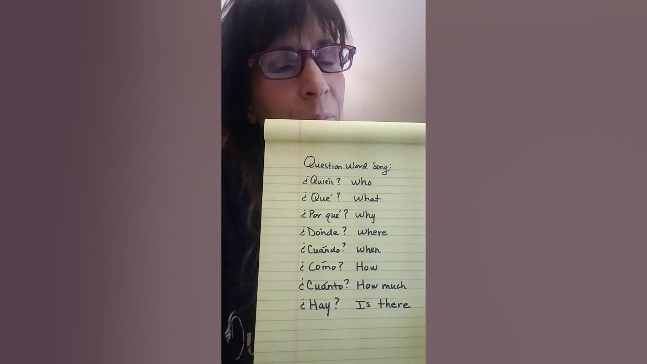 Question words song - YouTube