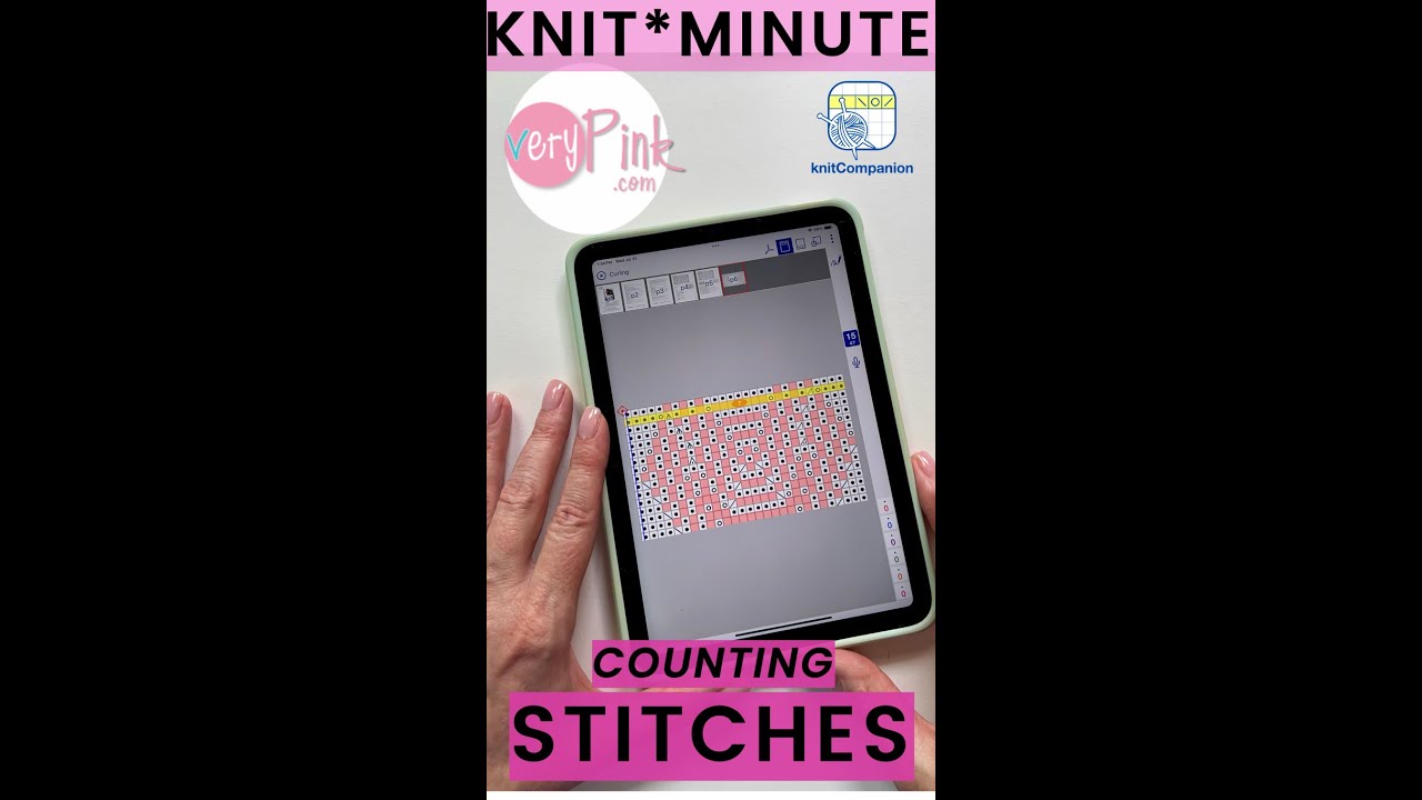 Knit*Minute - knitCompanion, Counting Stitches - YouTube