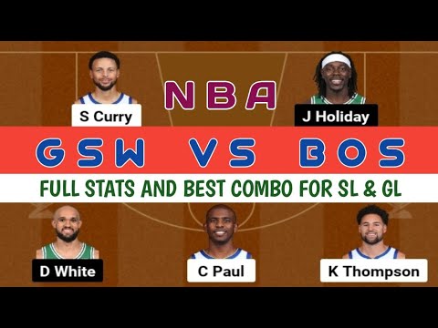 GSW VS BOS Dream 11 Team | GSW VS BOS Dream 11 Pridiction | NBA | NBA Team | GSW VS BOS Team ...