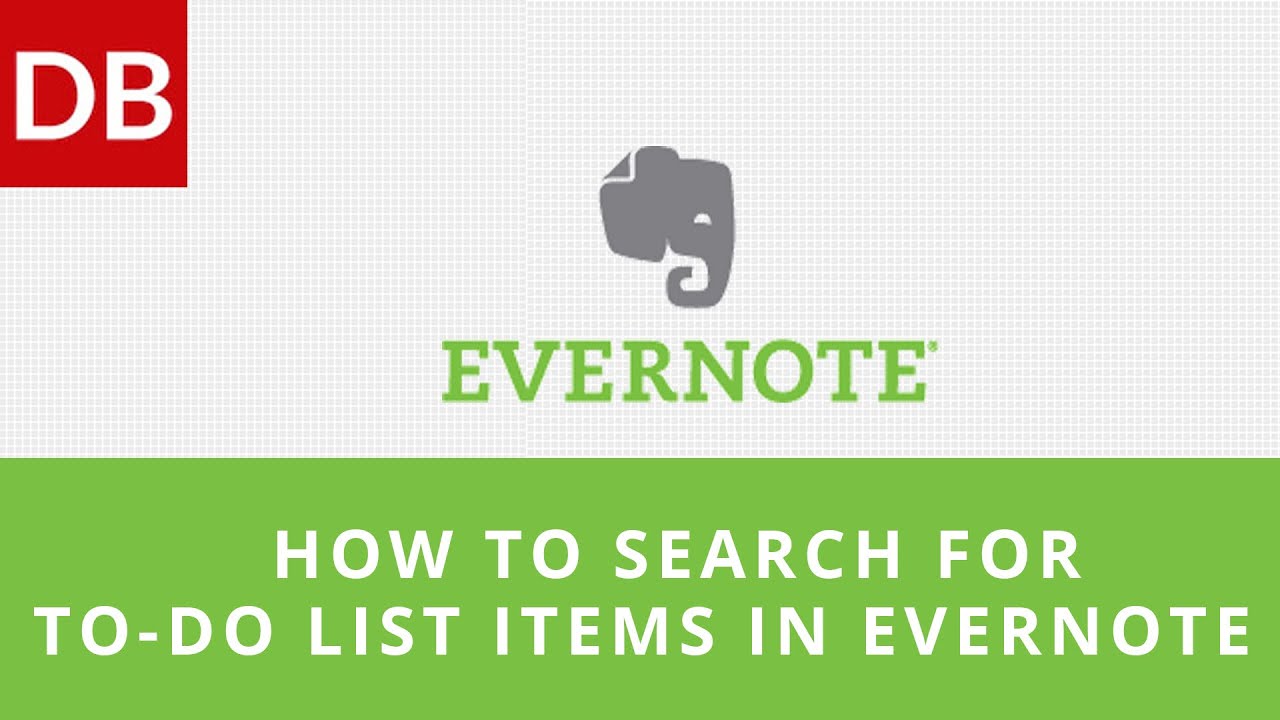 How To Search For To Do List Items In Evernote YouTube How To Search For To Do List Items In Evernote YouTube