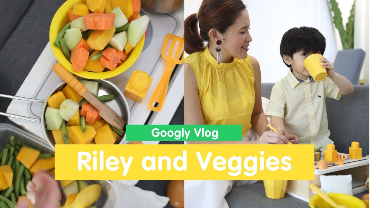 Googly Vlog: Riley and Veggies | GooglyGooeys - YouTube