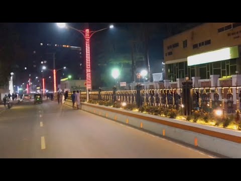 জিন্দাবাজার রোড সিলেট | Sylhet City Amazing Night Road View 2021 ...