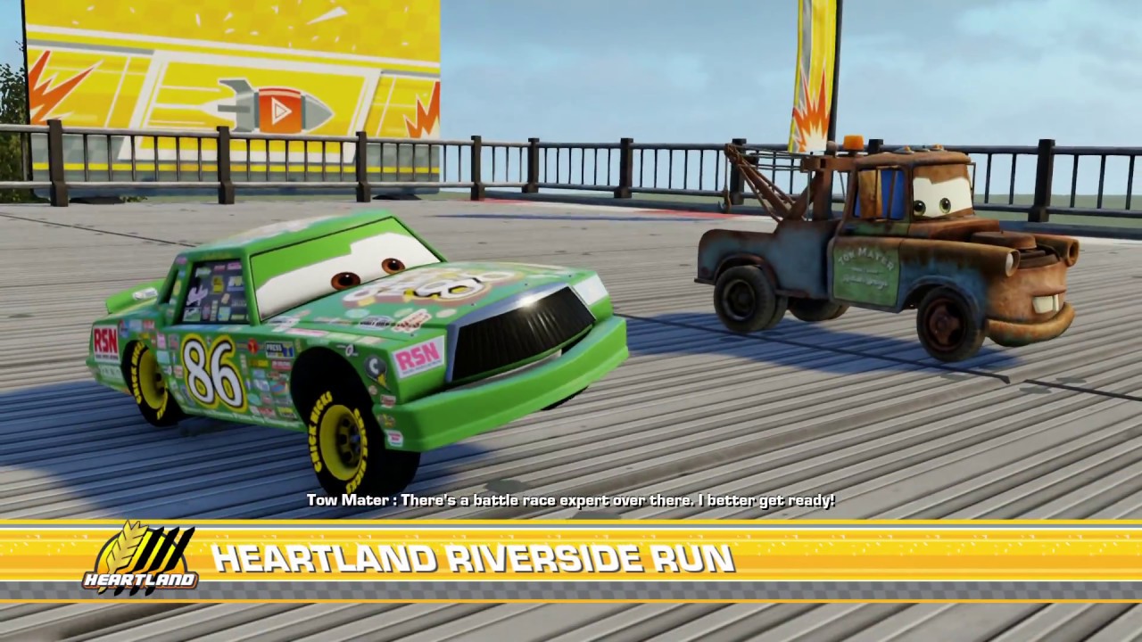 Cars 3: Driven To Win - Mater vs Chick Hicks - Battle Race #4 [1080 ...