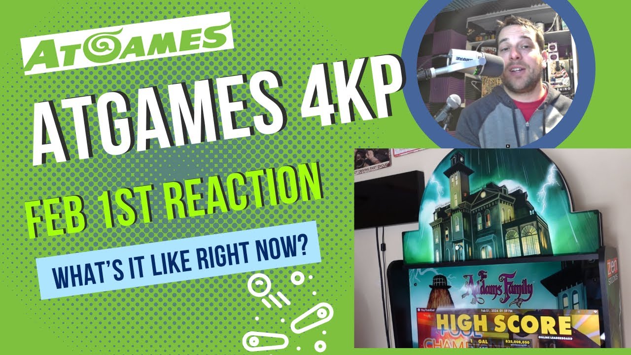 Atgames Legends 4KP Pinball ALP First Reactions - What's it Like Owning ...