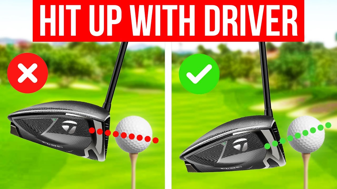 Swing UP with your Driver: Left Toe Back drill - YouTube