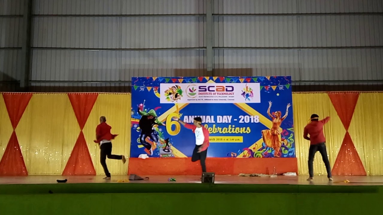 Scad Annual day Function March-2018 My 3rd year dance - YouTube