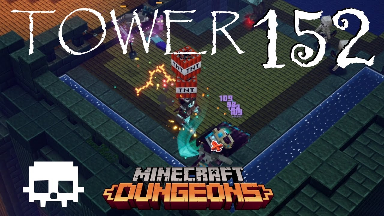 Minecraft Dungeons - Tower 152 (Default) (No Commentary Gameplay) - YouTube