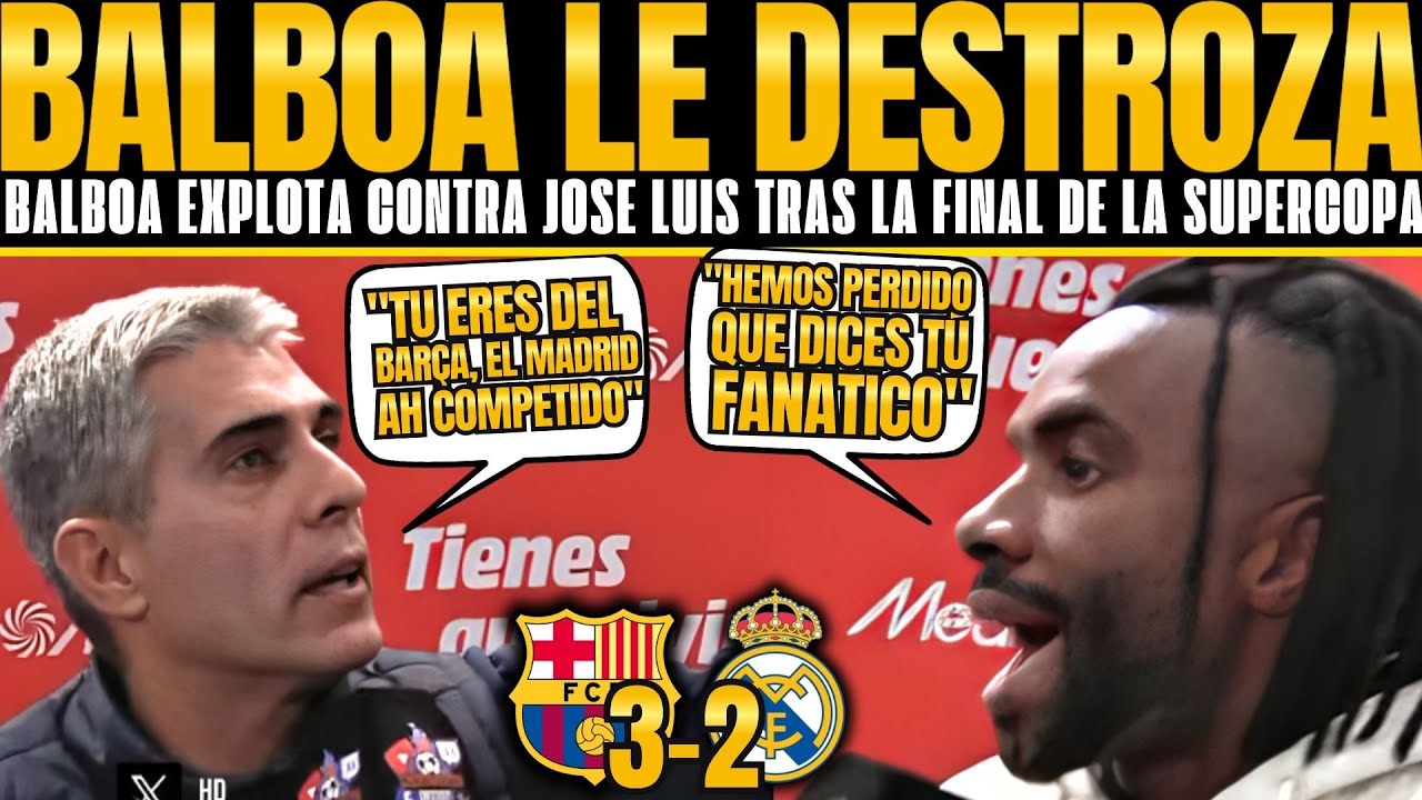 ¡CARA A CARA! Javi Balboa DESTROZA a José Luis Sánchez tras la ...