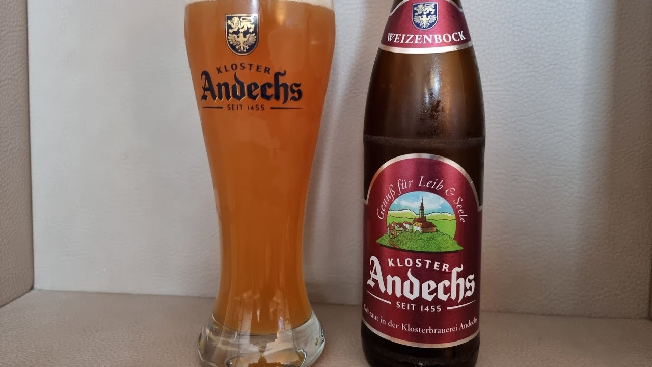 Kloster Andechs Weizenbock 7.0% ABV weissbier - YouTube