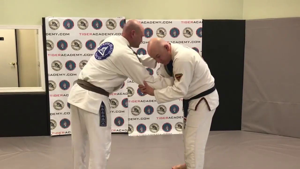 Front push defense wrist lock - YouTube
