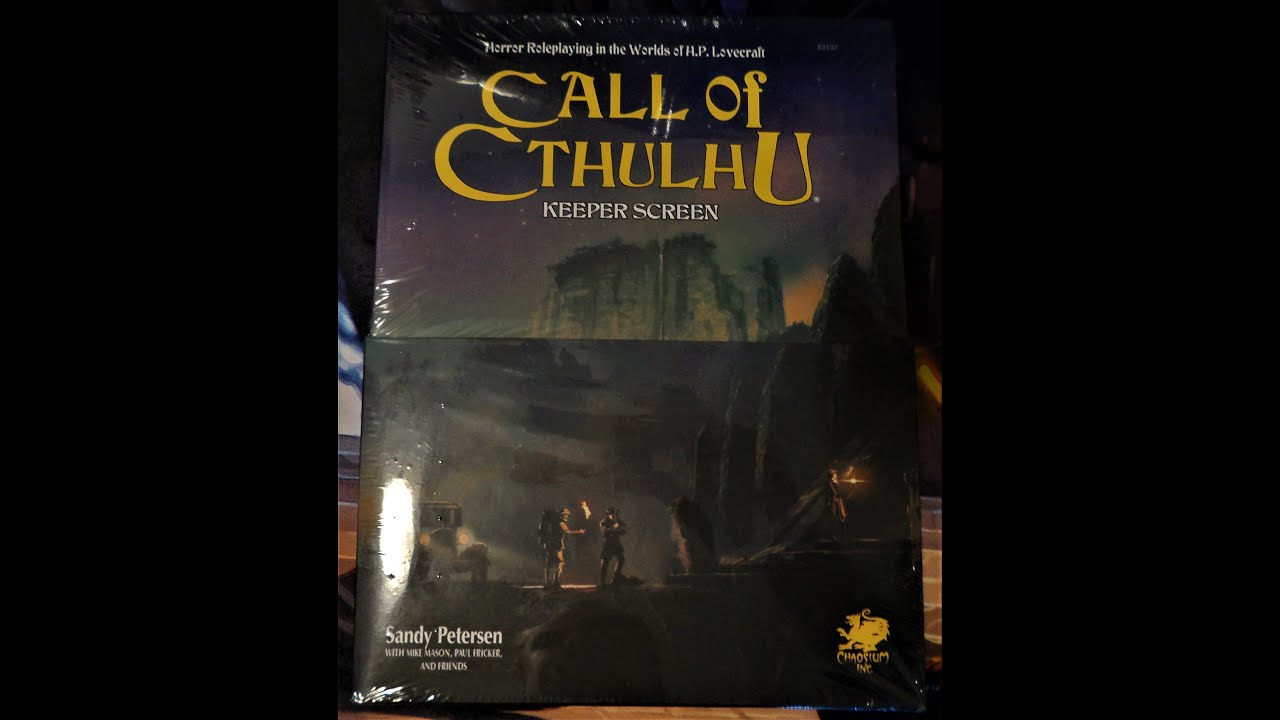 Call of Cthulhu 7th Edition Keeper Screen Review - YouTube