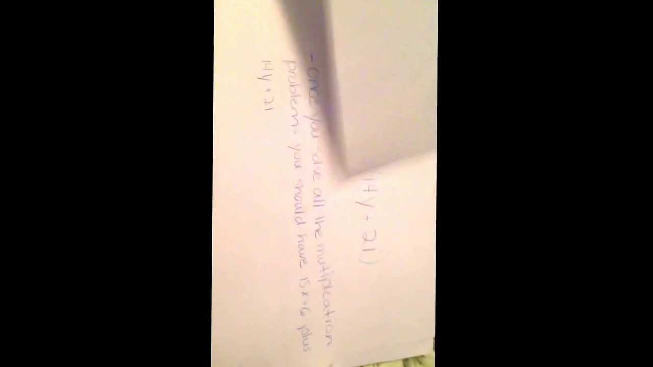 Mara Tate math paper slide show - YouTube