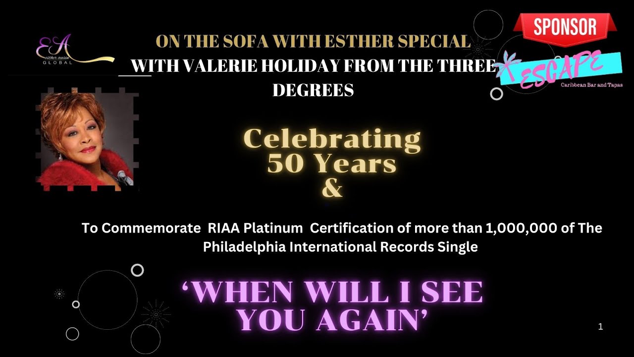 On the Sofa with Esther Valerie Holiday RIAA Award Celebration - YouTube